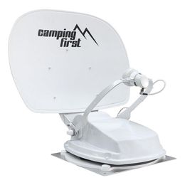 Camping First Satmex 55 plus vollautomatische Sat Antenne Satelllitenantenne weiß Camping Sat-Anlage