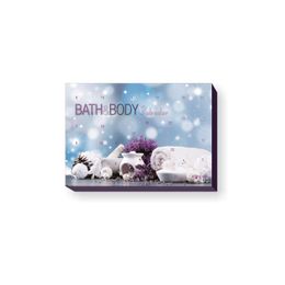 accentra Aufkleber itenga Adventskalender Bath & Body Motiv Spa / Lavendel