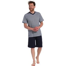 PASTUNETTE Schlafanzug Herren Shorty Pyjama (2 tlg) Modisches Design
