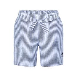 POLO SYLT Shorts mit Stoffgürtel und Streifen