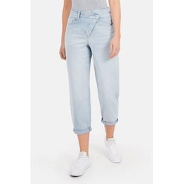 Recover Pants 7/8-Jeans Gianna mit diagonalem Verschluss