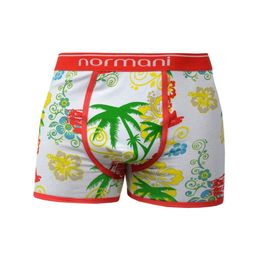 Normani Boxershorts Herren Gr&ouml;&szlig;e XXL gelb / gr&uuml;n / rot / wei&szlig;