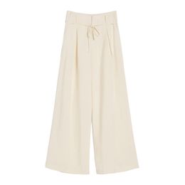 Bershka Pleat-Front Pants female Beige size 44