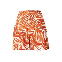 Only Shorts 'LISA' Damen Gr&ouml;&szlig;e 36 orange / wei&szlig;