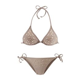 JETTE Bikini Damen Gr&ouml;&szlig;e XXS/XS dunkelbeige