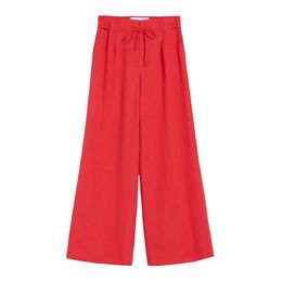 Bershka Pleat-Front Pants female Red size 40