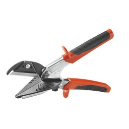 Dalsys Blechschere, (1-tlg), Spezialschere PVC-Profile markierte Auflage, winkelgerechtes Schneiden, orange