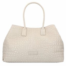 Liebeskind Berlin Liebeskind Chelsea Croco Shopper Tasche Leder 48 cm pale moon