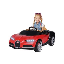 Actionbikes Motors Kinder-Elektroauto Bugatti Chiron Lizenziert (Rot)