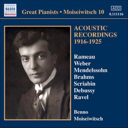 Acoustic Recordings 1916-1925 - Benno Moiseiwitsch. (CD)