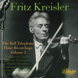 Kreisler-The Bell Telephone Recordings: Vol.2 - Fritz Kreisler. (CD)