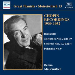 Chopin Recordings 1939-1952 - Benno Moiseiwitsch. (CD)