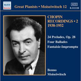 Chopin Recordings Vol.2 - Benno Moiseiwitsch. (CD)