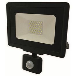 LED-Fluter, Bewegungsmelder 5948, 30 w, 4500 k, schwarz - Optonica