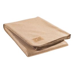 Wolldecke 228 x 150 cm camel