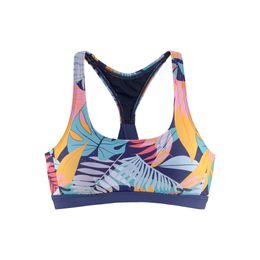 active by Lascana Lascana Active Sportbikinitop Damen Gr&ouml;&szlig;e 90 indigo / hellblau / gelb / hellpink