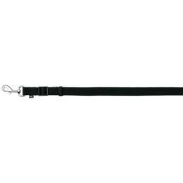 Trixie Nylon Hundeleine Classic stufenlos verstellbar, XS-S, 1,20 - 1,80 m / 15 mm, schwarz