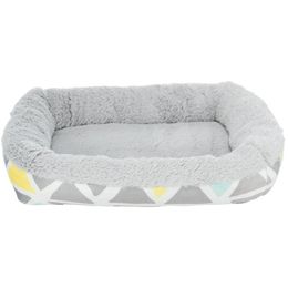 Trixie Kuschelbett Bunny eckig, 30 × 6 × 22 cm, bunt/grau