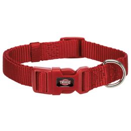 Trixie Premium Hundehalsband aus Nylon, M–L: 35–55 cm/20 mm, rot