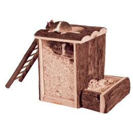 Trixie Spielturm und Buddelturm Hamster Maus, 20x20x16cm