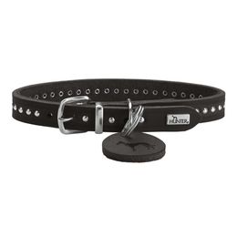 Hunter Hundehalsband Aalborg Style, 19 - 24 cm, Breite: 1,2 cm, schwarz
