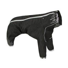 Hurtta Hurtta Downpour Suit Regen-Overall für Hunde, 35L: Rücken 32-37 cm, Hals 20-35 cm, Brust 40-55 cm, schwarz