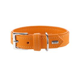 Hunter Hundehalsband Wallgau Leder, 30: 19-25 cm, orange