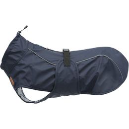 Trixie BE NORDIC Hunde Regenmantel Husum wasserdicht, M: Rücken: 45 cm, Bauch: 44–56 cm, dunkelblau