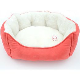 Thermoswitch Hundebett ANDROS, S: 45 x 38 x 20 cm, koralle/creme