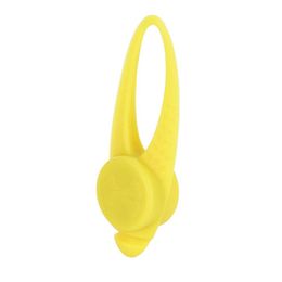 Kerbl Maxi Safe LED Silikon Blinker, gelb, 8 x 3 cm