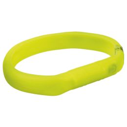 Trixie Leuchtband für Hunde USB breit, M–L: 50 cm/18 mm, grün