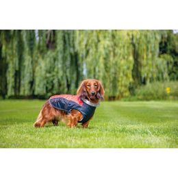 Beeztees Hundemantel Saby, XXS: Rücken 24 cm, rot-schwarz