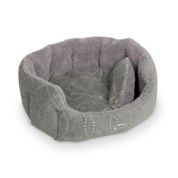 Nobby Komfortbett für Hunde und Katzen Ceno, L: 65 x 57 x 22 cm, grau