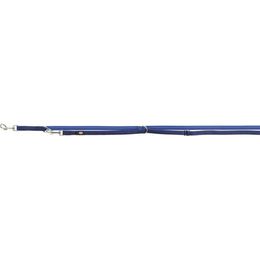 Trixie Premium Verlängerungsleine mit Neopren Polsterung, XS, Länge 2,00 m, Breite 10 mm, indigo/royalblau