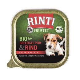 Rinti Bio Hundefutter Nassfutter, Rind, 11x150g