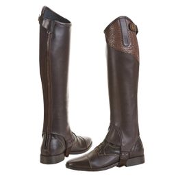 Busse Wadenchaps Orlando, Gr. S, Länge 42 cm, Weite 33 cm - 37 cm, hellbraun/croco