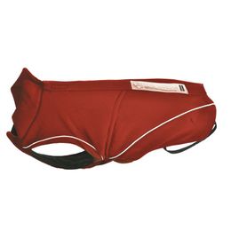 DogBite Hunde Softshell Jacke, Rückenlänge 30 cm, rot