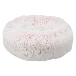 Trixie Hundebett und Katzenbett Harvey, S: ø 50 cm, weiß-pink