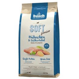 Bosch Soft Junior Hühnchen & Süßkartoffel Hundefutter, 1kg
