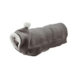 Hunter Hundepullover Rögla, 25 cm Rückenlänge, 24 - 30 cm Halsumfang, 34 - 46 cm Brustumfang, grau