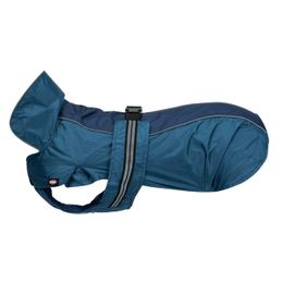 Trixie Hunderegenmantel Rouen für Mops und Co, M: Rücken: 48 cm, Bauch: 60-88 cm, blau