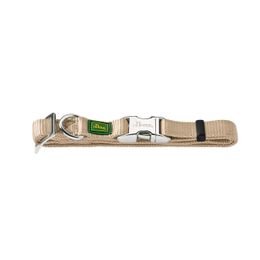 Hunter Halsband Vario Basic Alu Strong Verschluss, L: 40-55 cm, 2,0 cm breit, beige