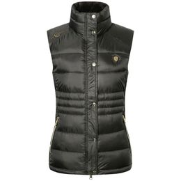 Covalliero Steppweste für Damen, Gr. L, dark brown