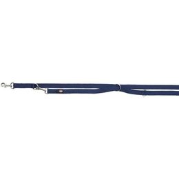Trixie Premium Verlängerungsleine 3-fach vestellbar, L–XL: 2,00 m/25 mm, indigo
