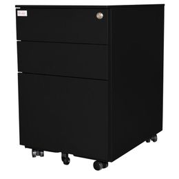 Jet-Line - Rollcontainer in schwarz Rollschrank Bürocontainer