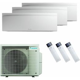 Klimaanlage Emura 3 Multisplit Set mit 3 Innengeräten 2 x 2,5 + 5,0 kW Mattweiß - Mattweiß - Daikin