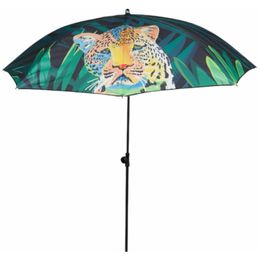 BURI Sonnenschirm 160cm neigbar mit Kleiderhaken Strandschirm Gartenschirm Dekoschirm