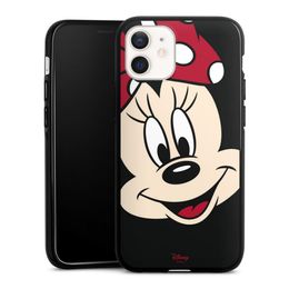 DeinDesign iPhone 12 mini Handy Silikon H&uuml;lle Case schwarz Handyh&uuml;lle Disney Minnie Mouse Official Licensed Product