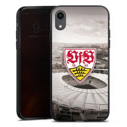 DeinDesign iPhone Xr Handy Silikon H&uuml;lle Case schwarz Handyh&uuml;lle Official Licensed Product Vfb Stuttgart Stadium