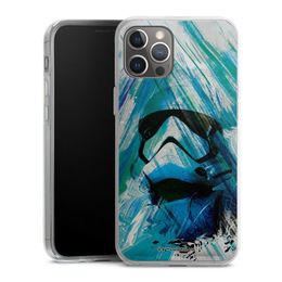 DeinDesign iPhone 12 Pro Max Handy Silikon H&uuml;lle Case transparent Handyh&uuml;lle Colourful Stormtrooper Star Wars Silikon Case